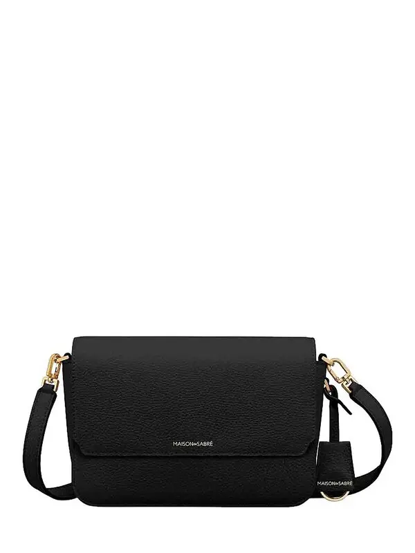 MAISON DE SABRE Flap Bag - Black Caviar