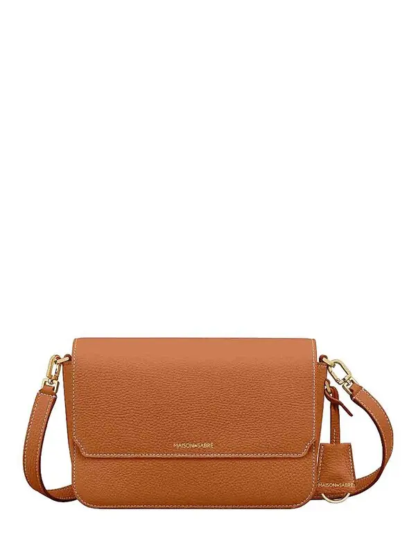 MAISON DE SABRE Medium Flap Bag - Pecan Brown