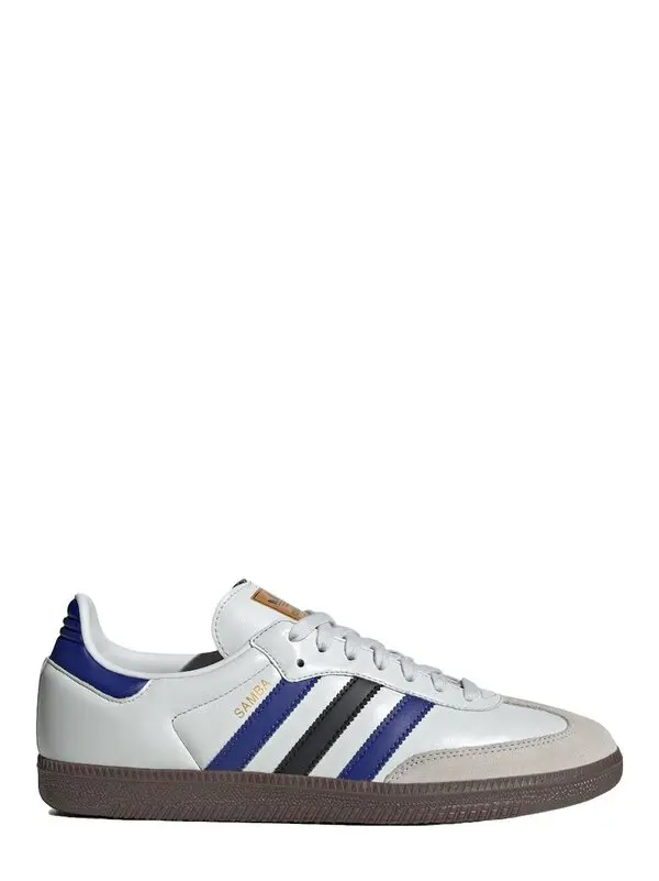 Adidas Samba Og Sneakers - Crystal White/active Blue/matte Gold