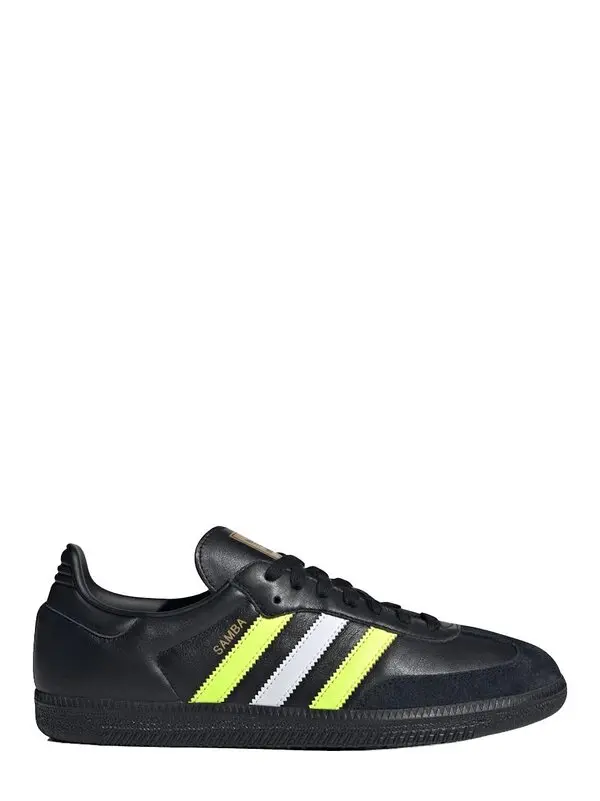 Adidas Samba Og Sneakers - Core Black/solar Yellow/matte Gold