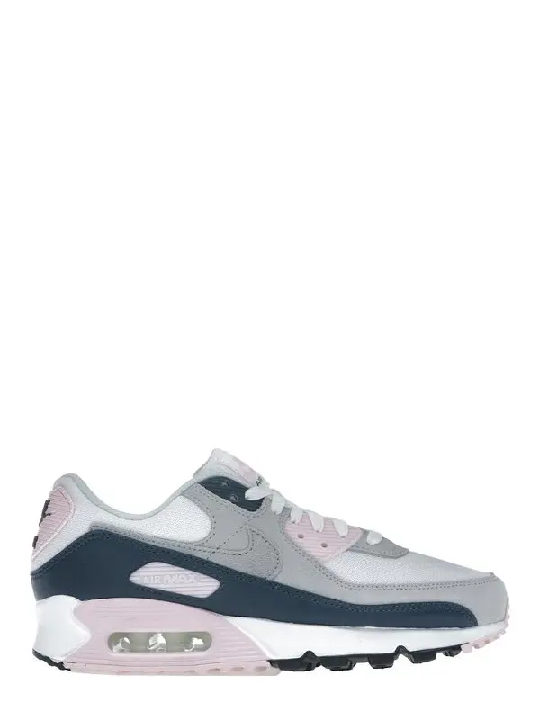 Nike Air Max 90 Sneakers - White/pink Foam/armory Navy Blue