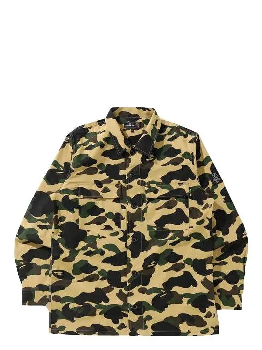 A BATHING APE 1st Camo Military Shirt - Yellow