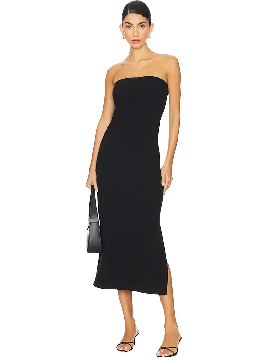 PERFECTWHITETEE Blondie Strapless Dress - Black