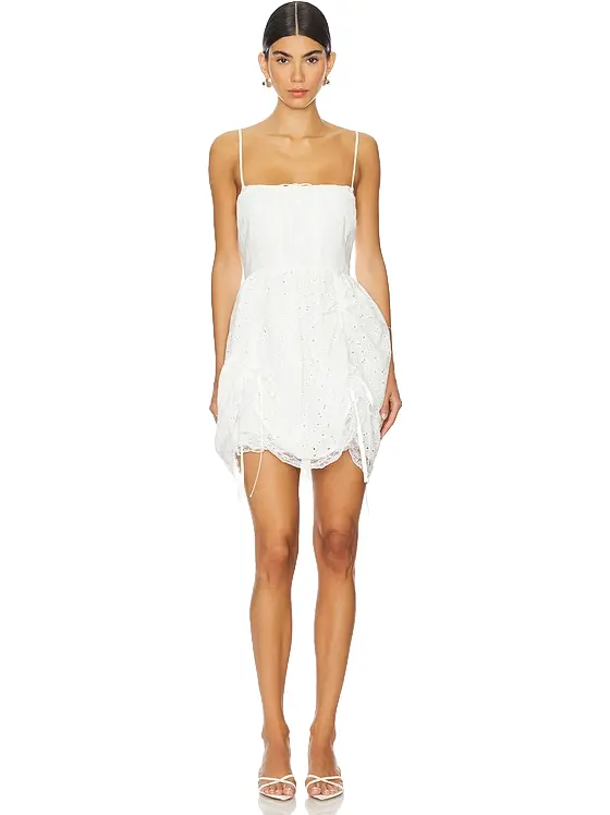 SELKIE Mini Theater Dress - Ivory