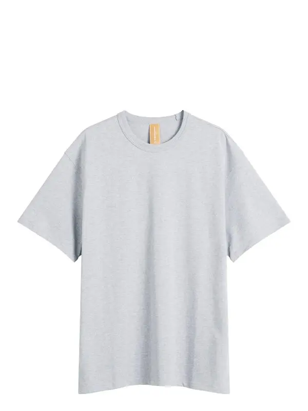 FRIZMWORKS Og Double Rib Oversized T-shirt - Melange Grey