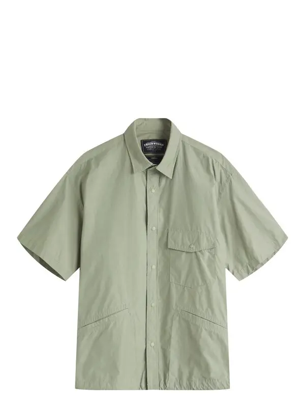 FRIZMWORKS Nyco Half Coach Shirt Jacket - Light Olive