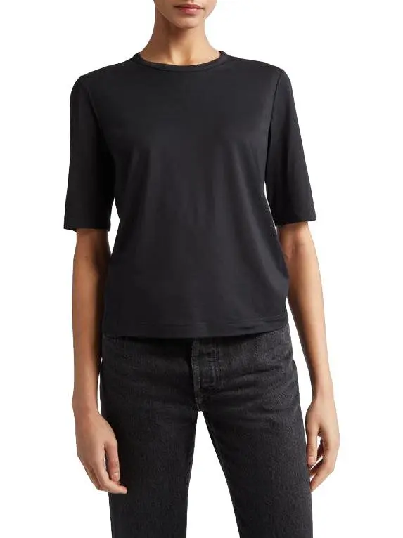 Partow Parker Modal & Cashmere T-shirt - Black