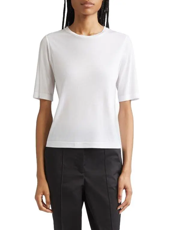 Partow Parker Modal & Cashmere T-shirt - White
