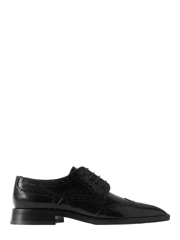Victoria Beckham Leather Brogues - Black