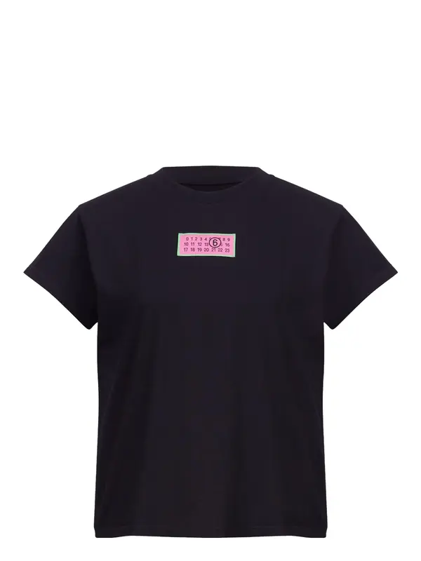 MAISON MARGIELA Logo-patch T-shirt - Black
