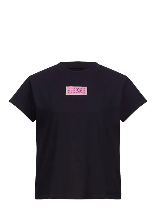 MAISON MARGIELA Logo-patch T-shirt - Black
