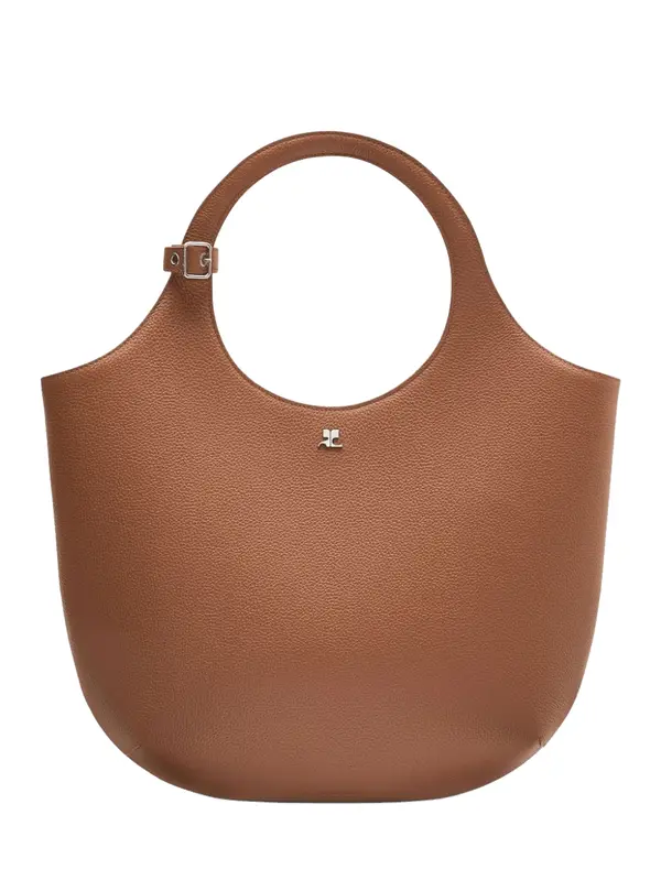 COURREGES Holy Medium Tote Bag - Brown