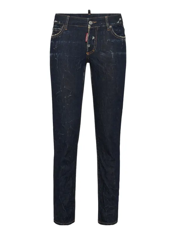 Dsquared2 Low-rise Slim-cut Jeans - Blue