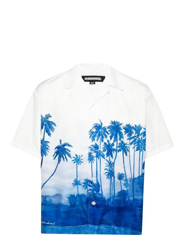 NEIGHBORHOOD Palm Tree-print Shirt - White