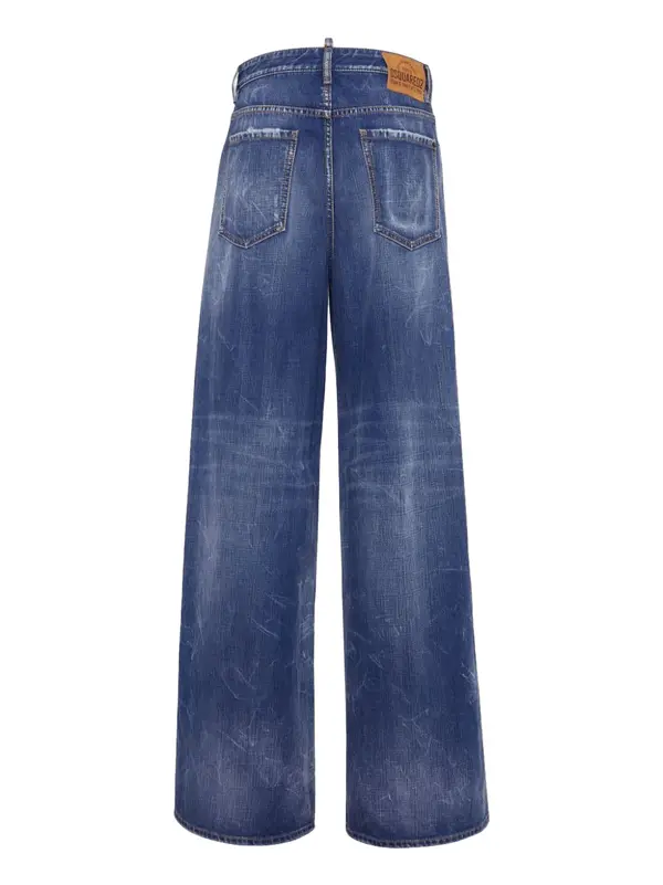 Dsquared2 High-rise Wide-leg Jeans - Blue
