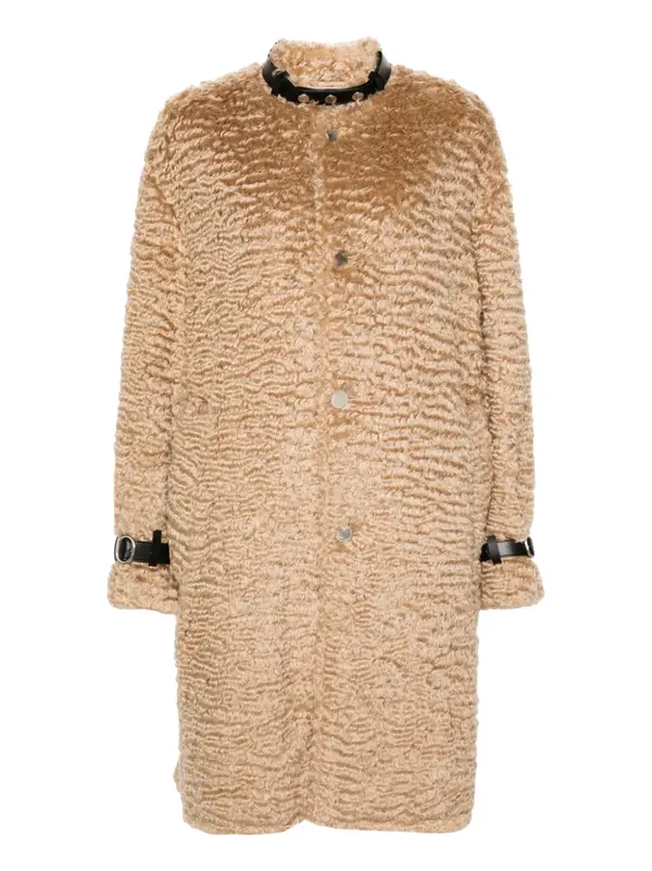 JIL SANDER Brushed Coat - Neutrals