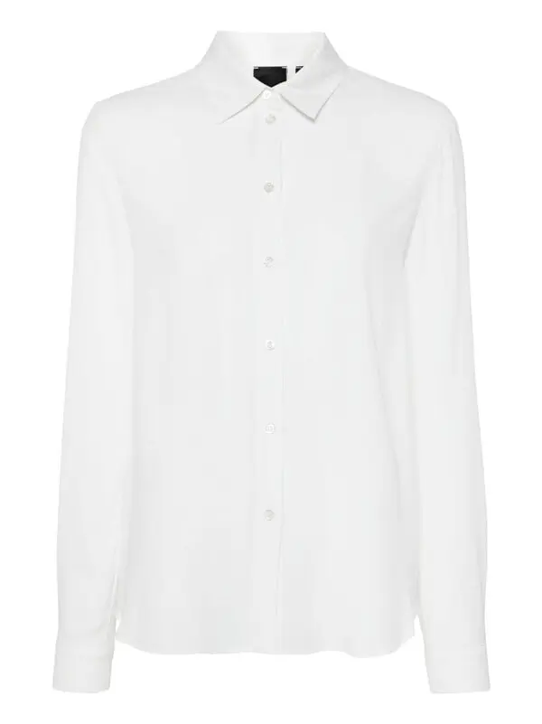 Pinko Crepe De Chine Shirt - White