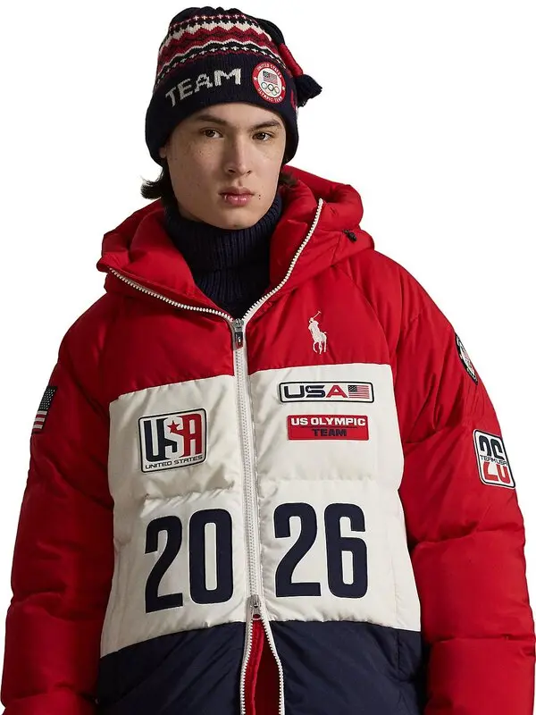 Ralph Lauren Team Usa Closing Ceremony Jacket - Rl Red Multi