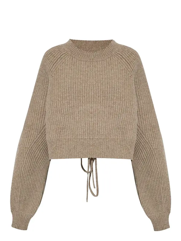 Yohji Yamamoto Open-back Jumper - Neutrals