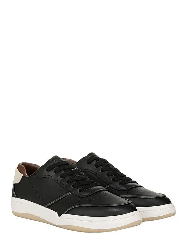 Vince Westside Leather Lace-up Sneakers - Black