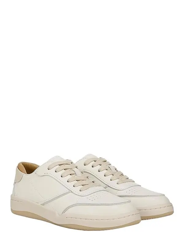 Vince Westside Leather Lace-up Sneakers - White