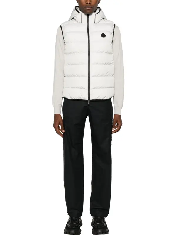 Moncler Logo-patch Cargo Trousers - Black