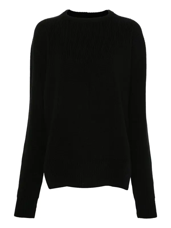 Rick Owens Virgin Wool Sweater - Black