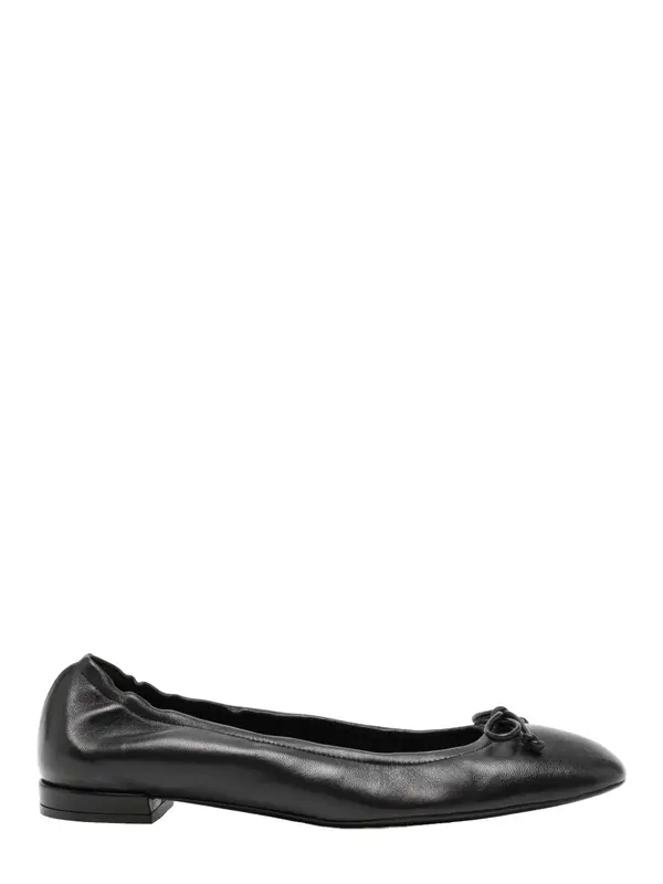 STUART WEITZMAN 15mm Bria Leather Shoes - Black