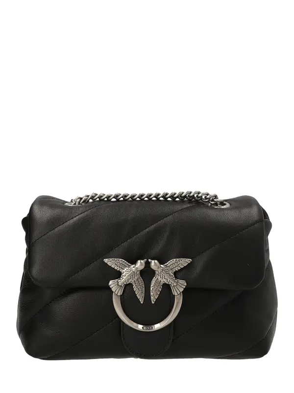 Pinko Love Mini Puff Crossbody Bag - Black