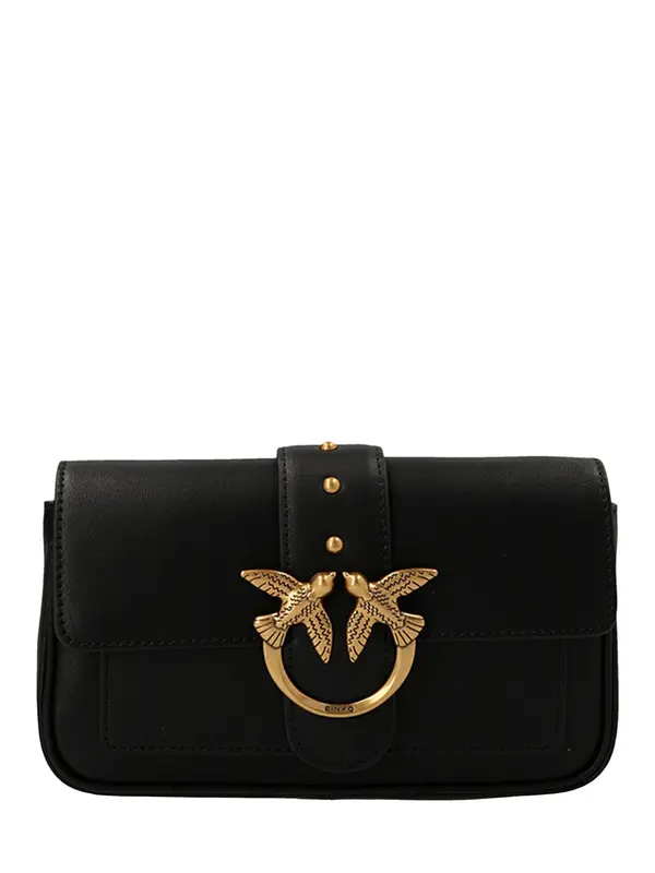 Pinko Love One Pocket Crossbody Bag - Black