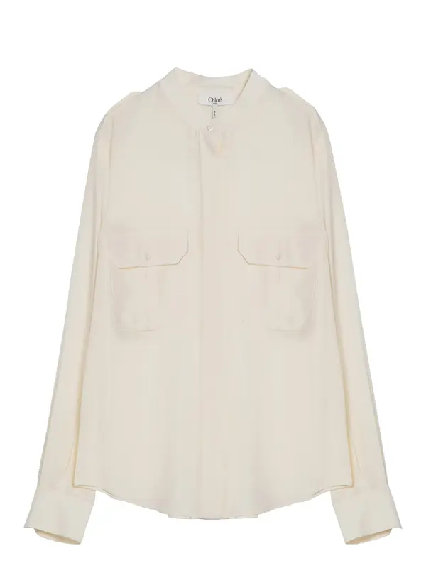 Chloé Silk Blouse - White