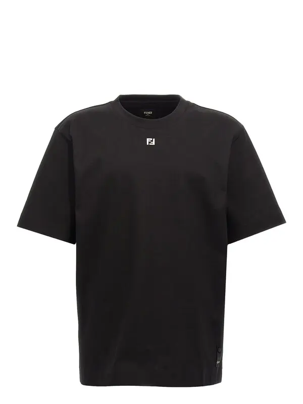 Fendi Ff' T Shirt - Black