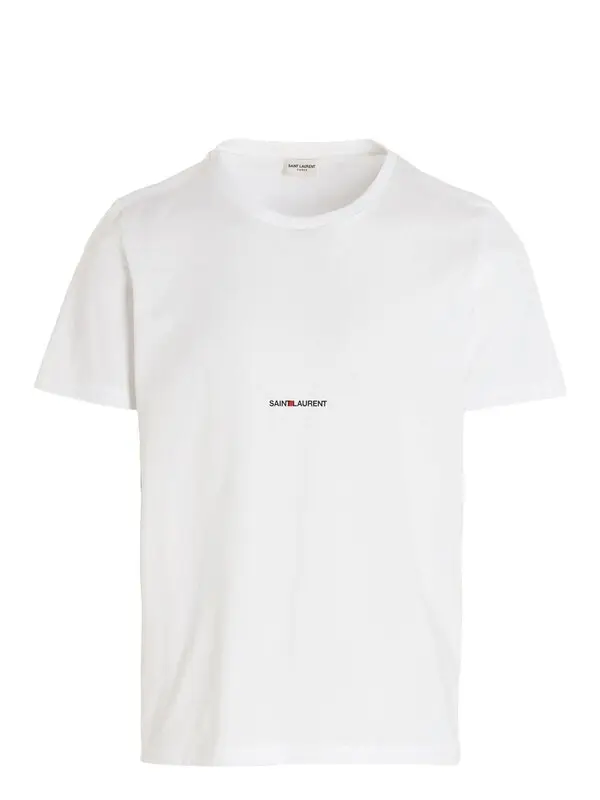 Saint Laurent Rive Gauche' T Shirt - White