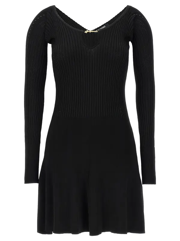 Jacquemus La Mini Robe Pralù Dress - Black