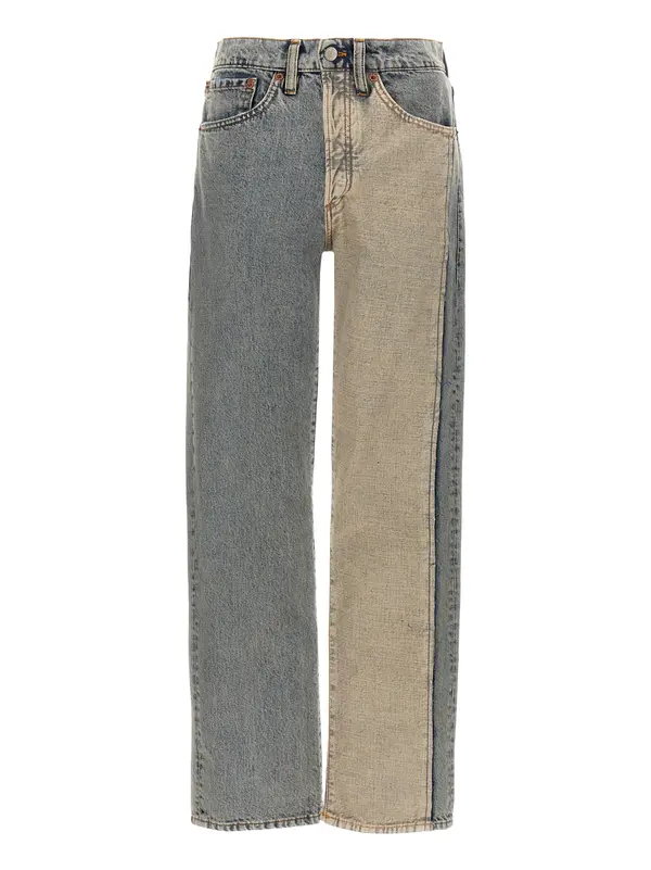 MAISON MARGIELA Visible Stitching Jeans - Light Blue