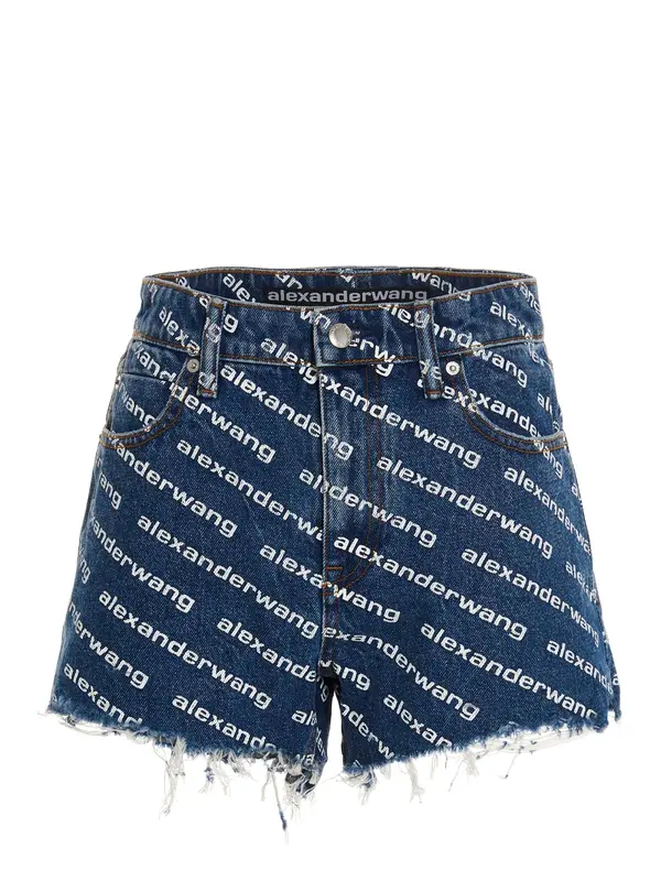 DENIM X ALEXANDER WANG Bite' Shorts - Blue