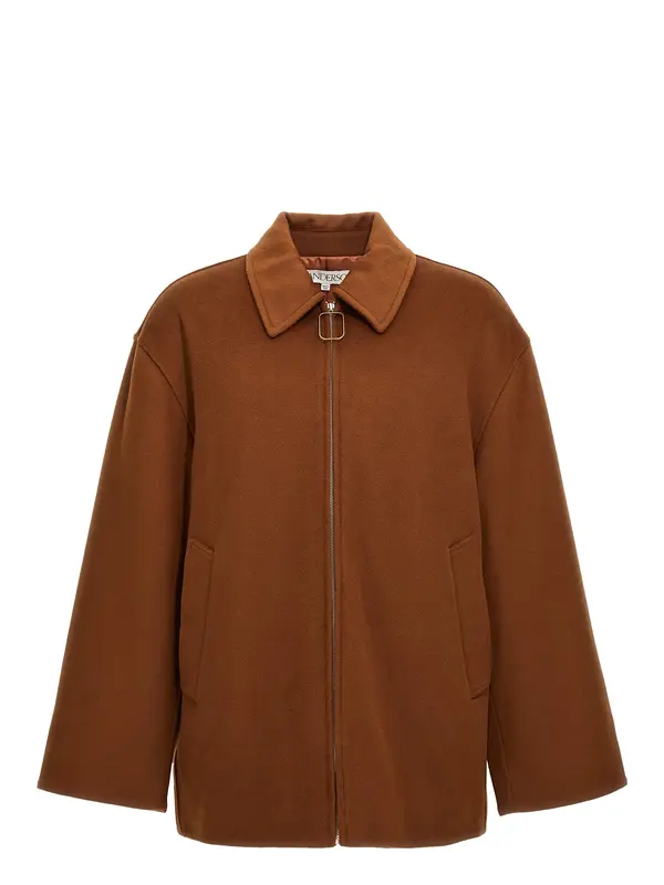 J.W.ANDERSON Wire Puller' Short Coat - Brown