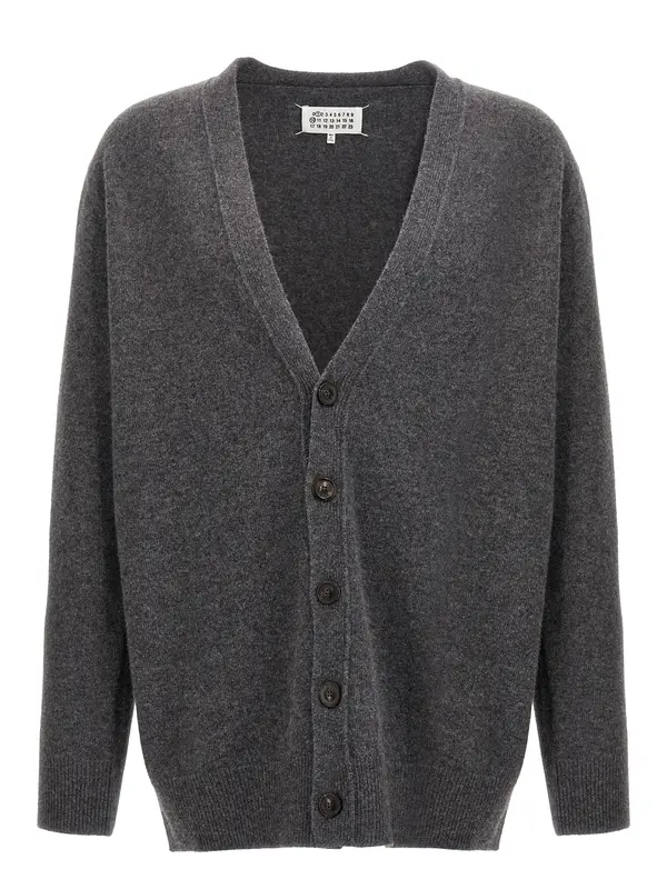 MAISON MARGIELA Wool Cardigan - Gray