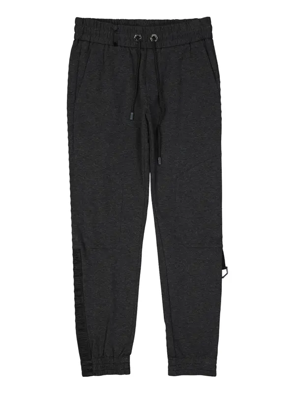 Philipp Plein Blent Cotton Sweatpants - Gray