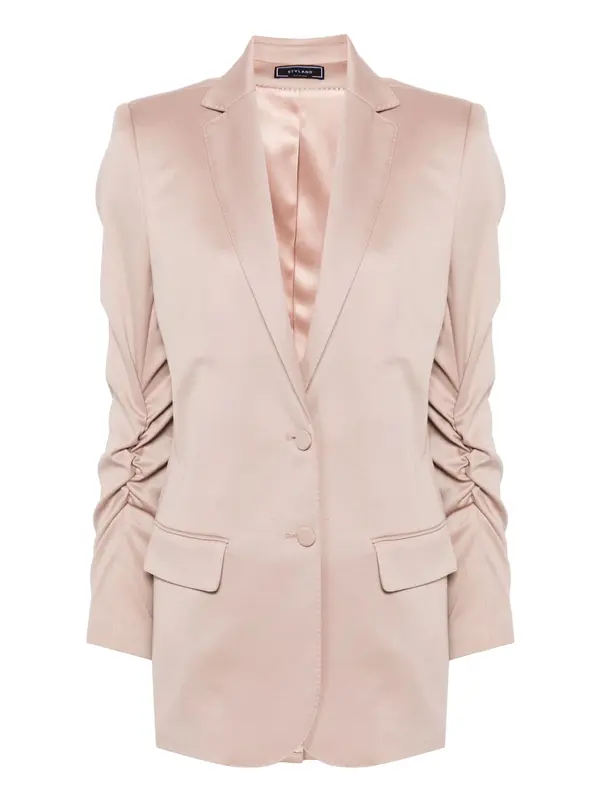 STYLAND Single-breasted Blazer - Pink