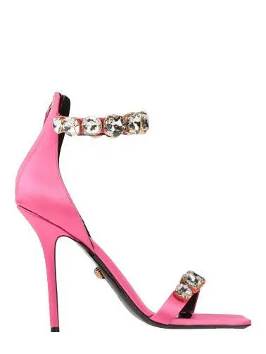 Versace Ankle Strap Stiletto Sandals - Pink
