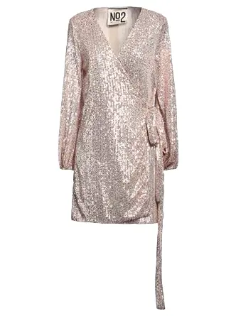 ANIYE N°2 Mini Wrap Dress - Rose Gold