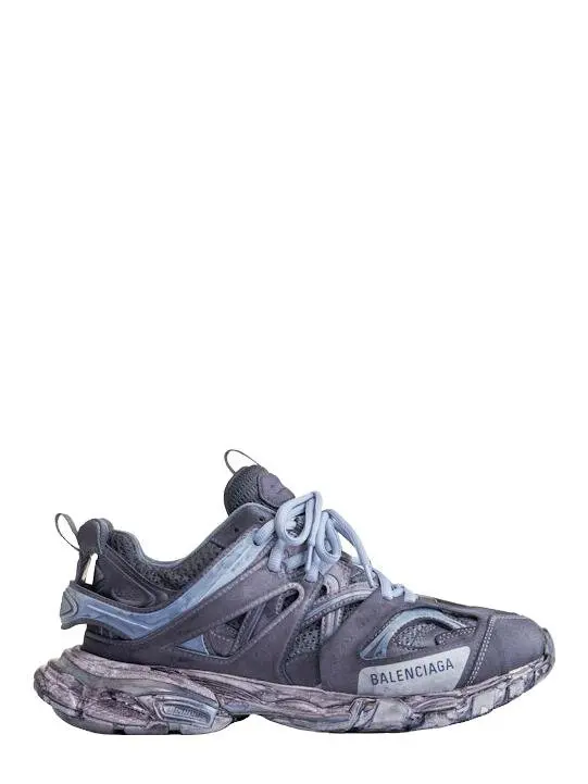 Balenciaga Track Faded Light Sneakers - Blue/purple/light Blue
