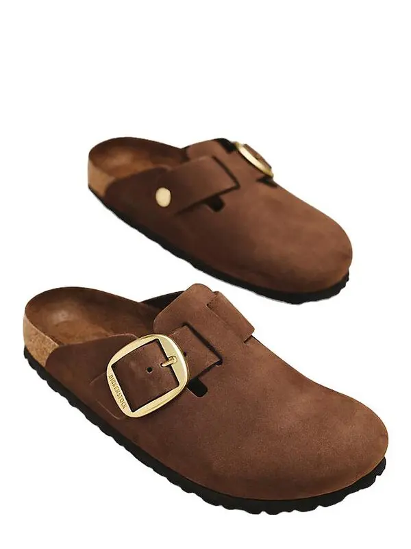 BIRKENSTOCK Boston Big Buckle Clogs - Carafe