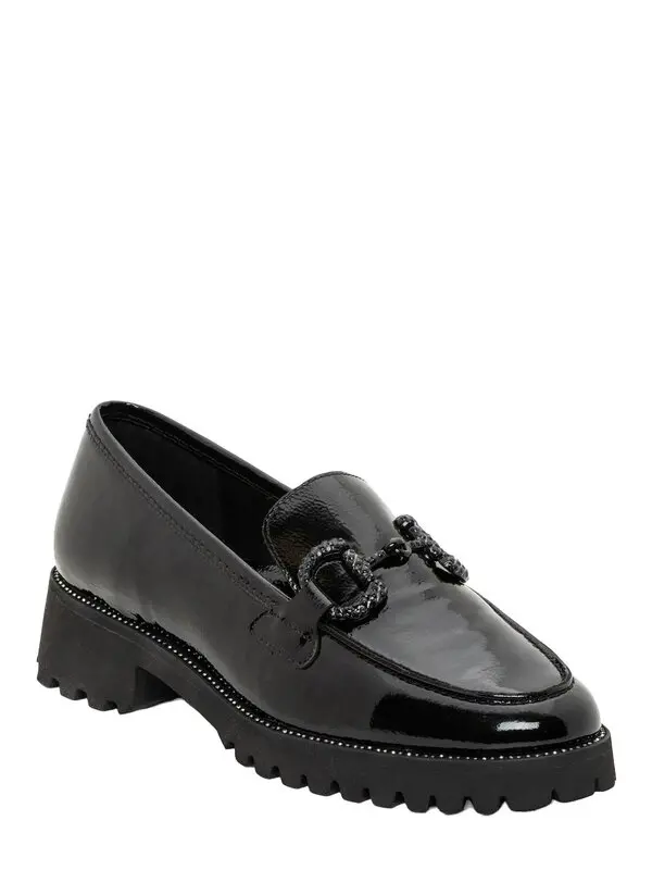 ARA Krysalia Moc-toe Loafer - Black