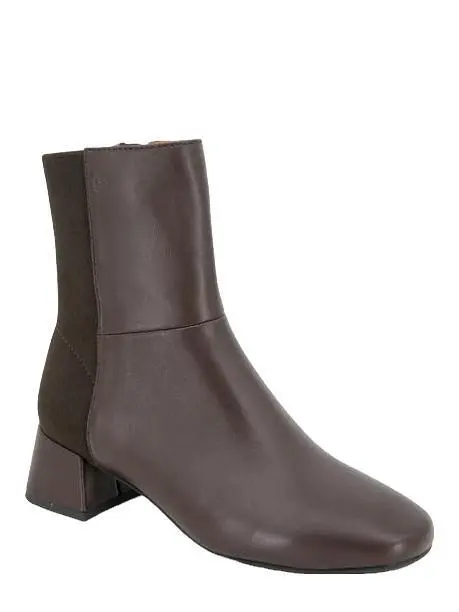 Gentle Souls By Kenneth Cole Eileen Bootie - Chocolate Leather