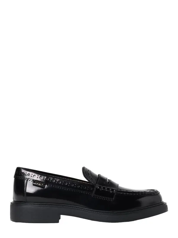 TOD'S Patent Leather Loafers - Black