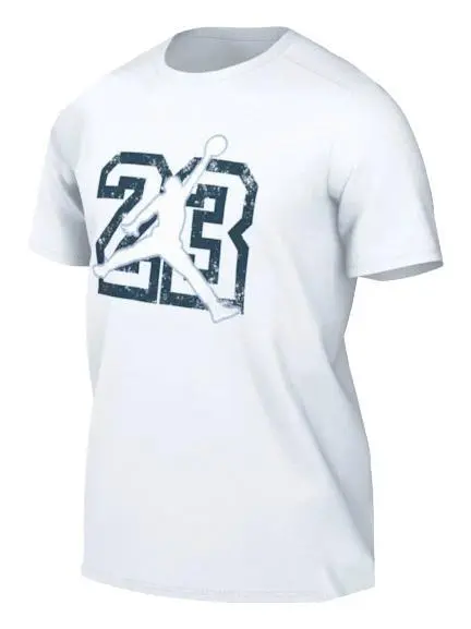 JORDAN Flight Essentials T-shirt - White/blue