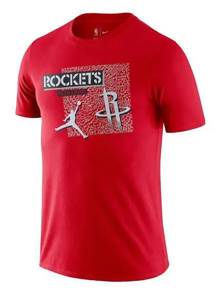 JORDAN Nba Huston Rockets Essential Statement Drifit T-shirt - Red