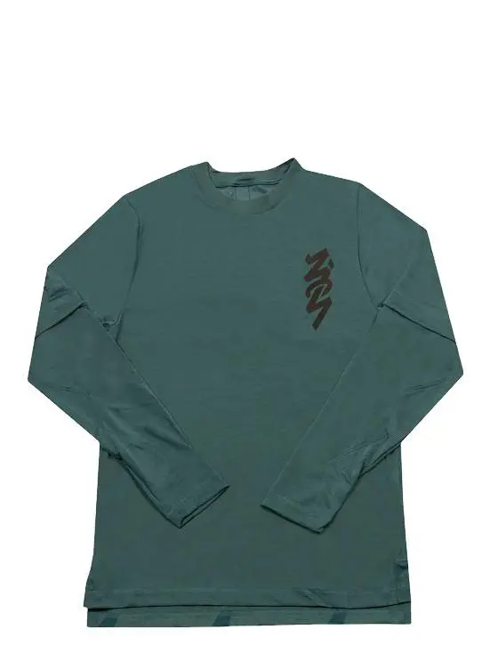 JORDAN Zion Williamson Shooting Long Sleeve T-shirt - Dark Teal